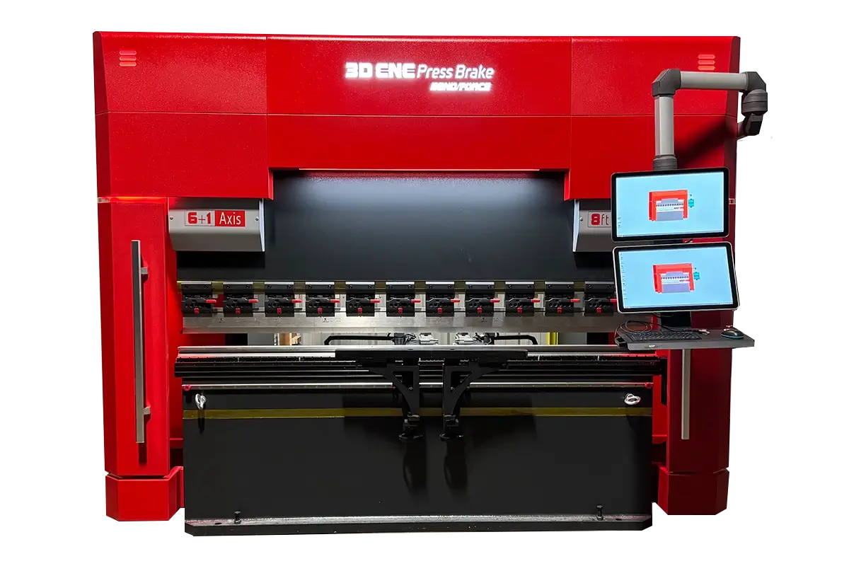 3D Precision 5ft / 70Ton 6+1 Press Brake - Bend/Force